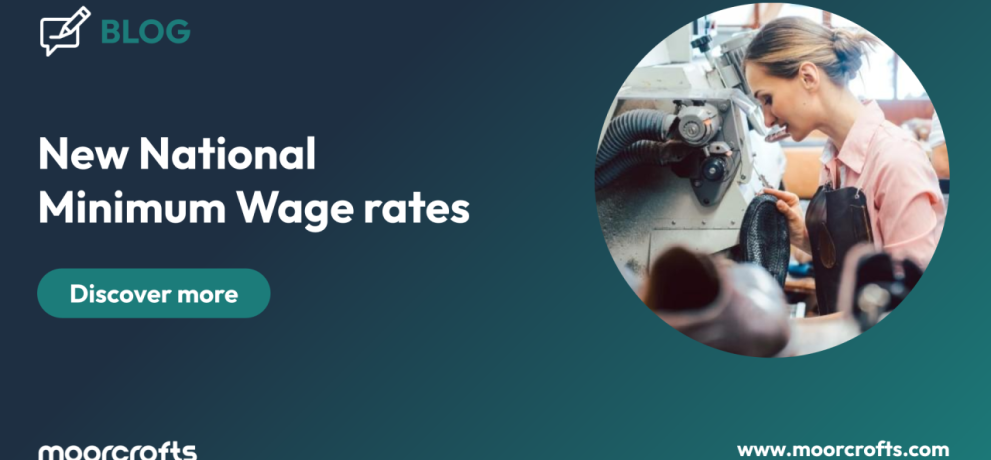 New National Minimum Wage rates - Moorcrofts